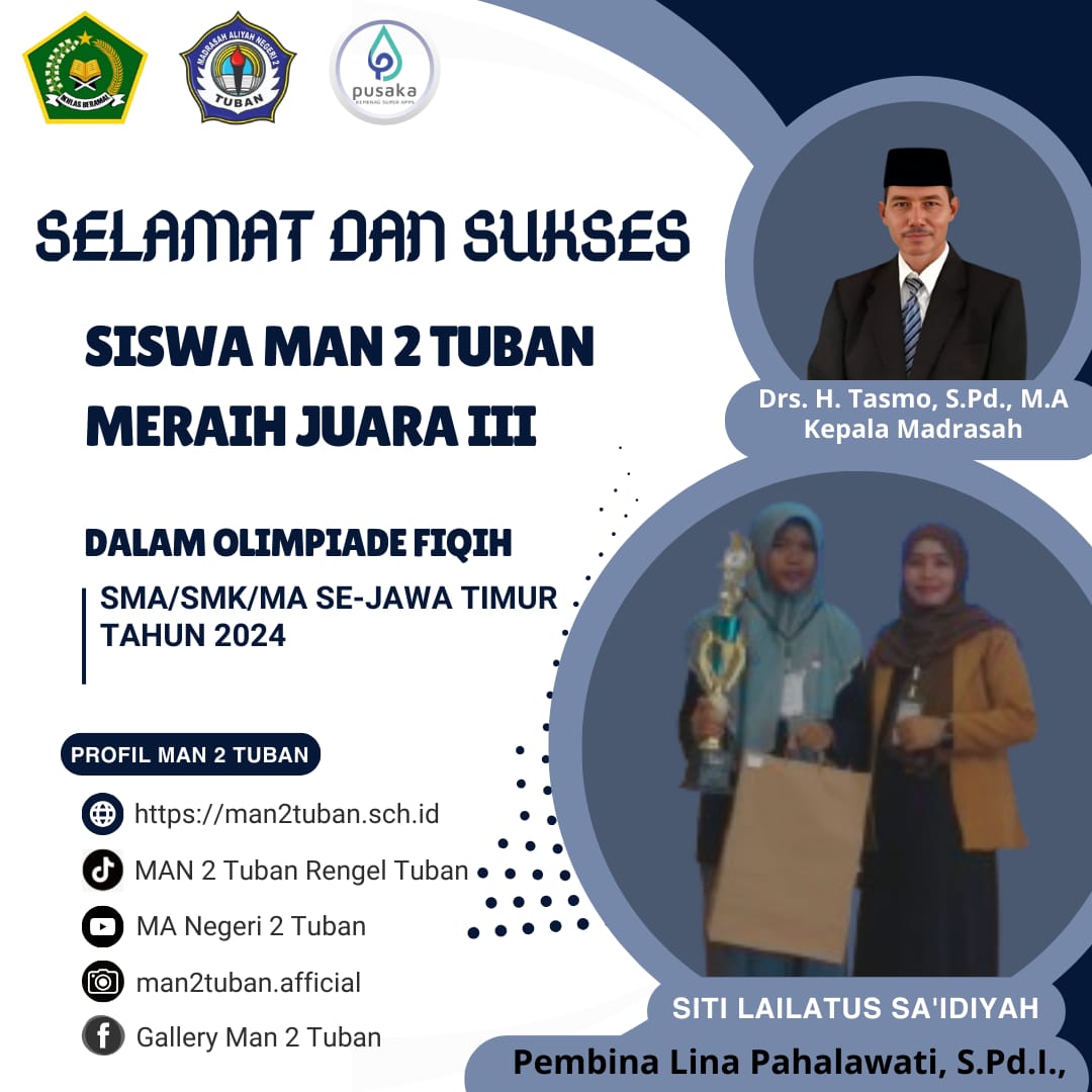 MAN 2 Tuban - Maju Bermutu Mendunia